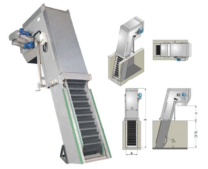 Automatic Mechanical Step Wastewater Screen For WWTP Pretreatment